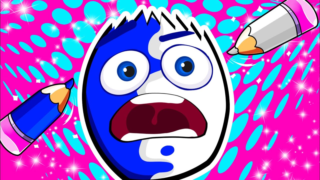 Cartoons for Kids: Blue and White Colors Exploration, Ultimate Fun ...