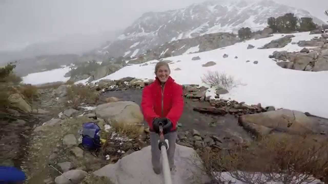 Bishop Pass Backpacking Adventure in the snow - YouTube