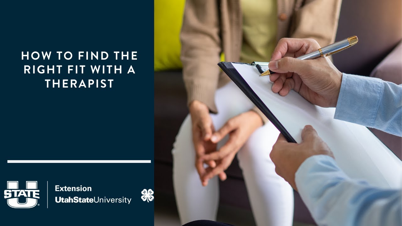 How to Find the Right Fit with a Therapist - YouTube