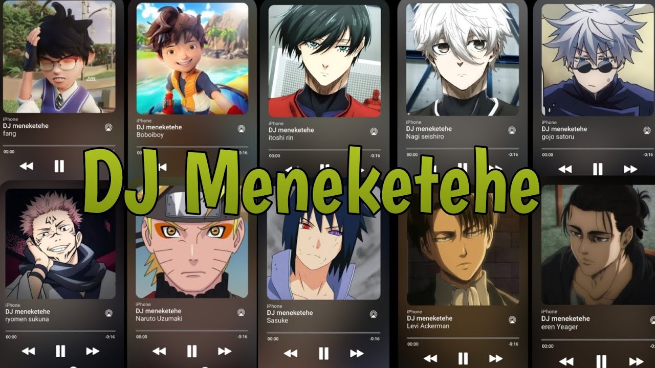 Dj meneketehe versi anime - YouTube