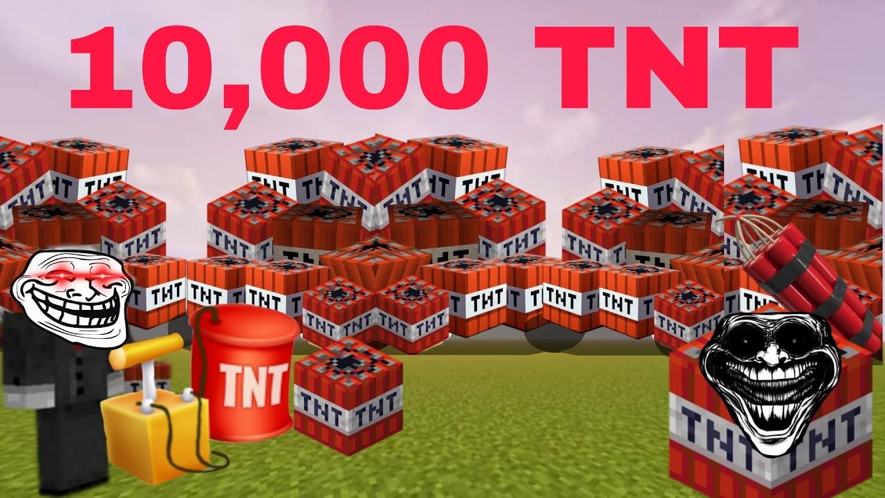10,000 TNT 💥💣 IN MINECRAFT 2 || Prince Gaming - YouTube