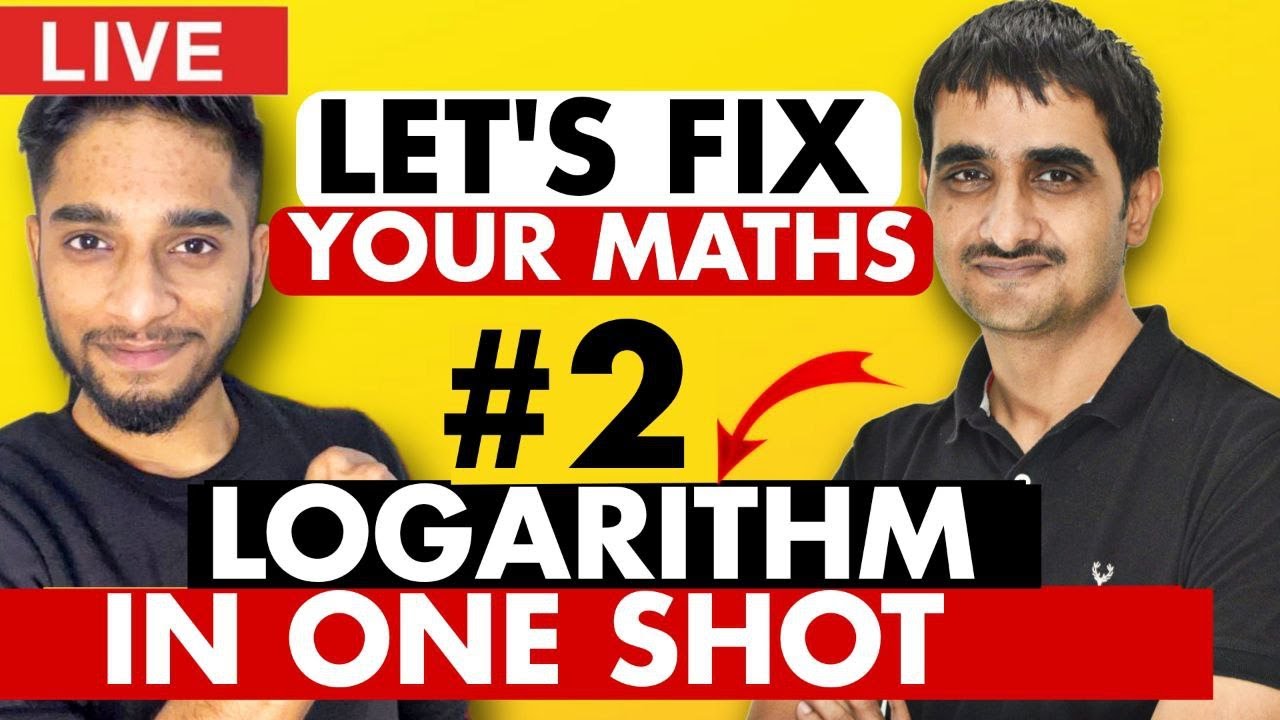 JEE Mains 2024 : Fix your Maths! Full Logarithm in one shot for IIT JEE #jee #maths - YouTube