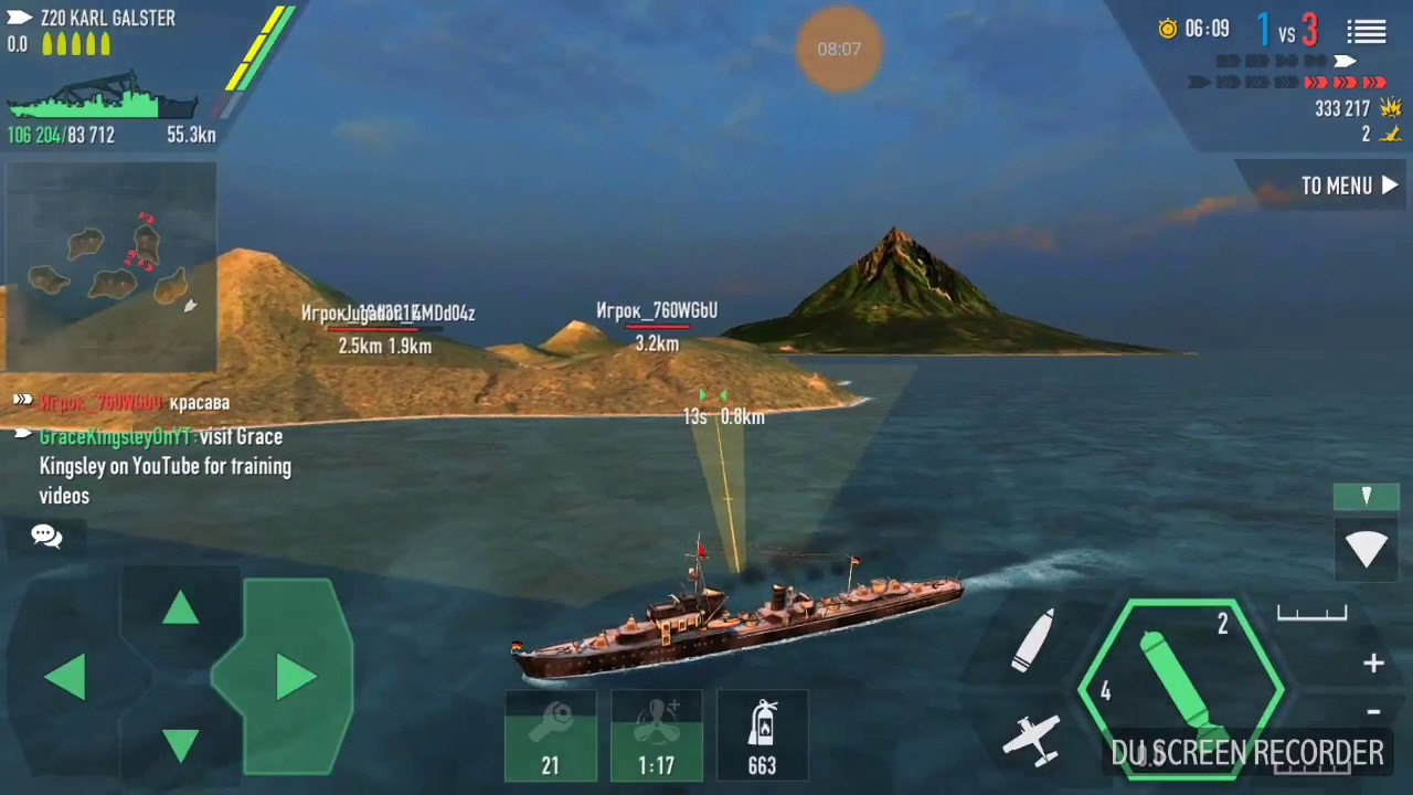 Z20 KARL GALSTER vs IJN YAMATO and Company - YouTube