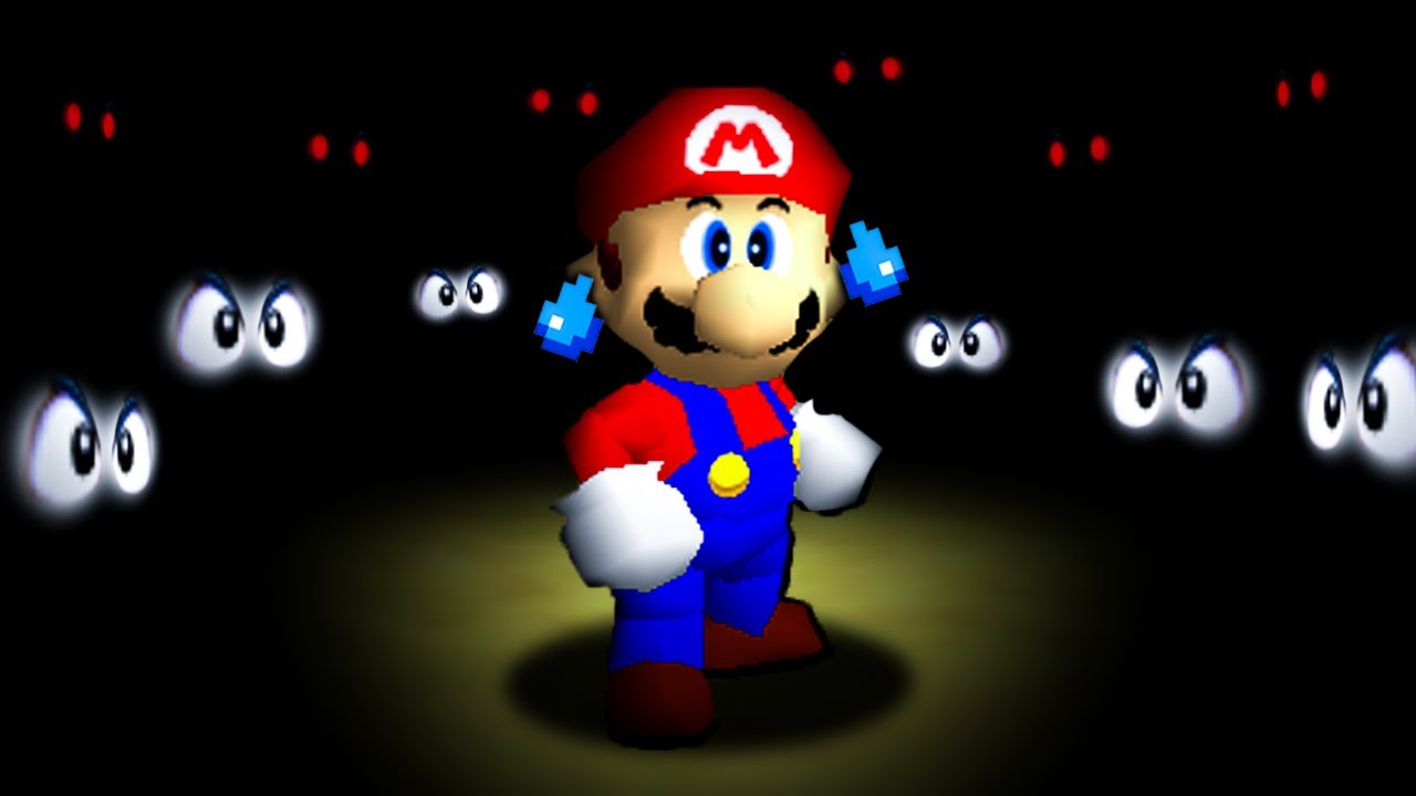 Can you beat Mario 64 if it's Pitch Black? - YouTube