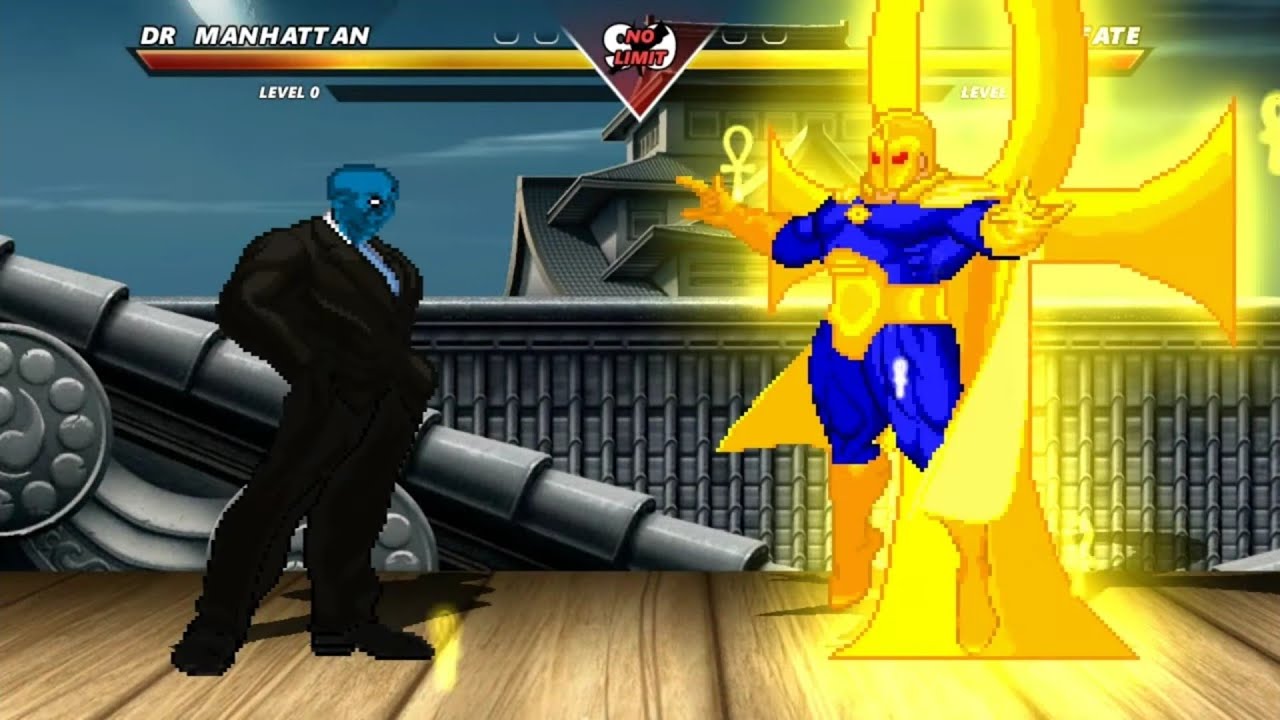 DR. MANHATTAN vs DR. FATE - Highest Level Incredible Epic Fight! - YouTube