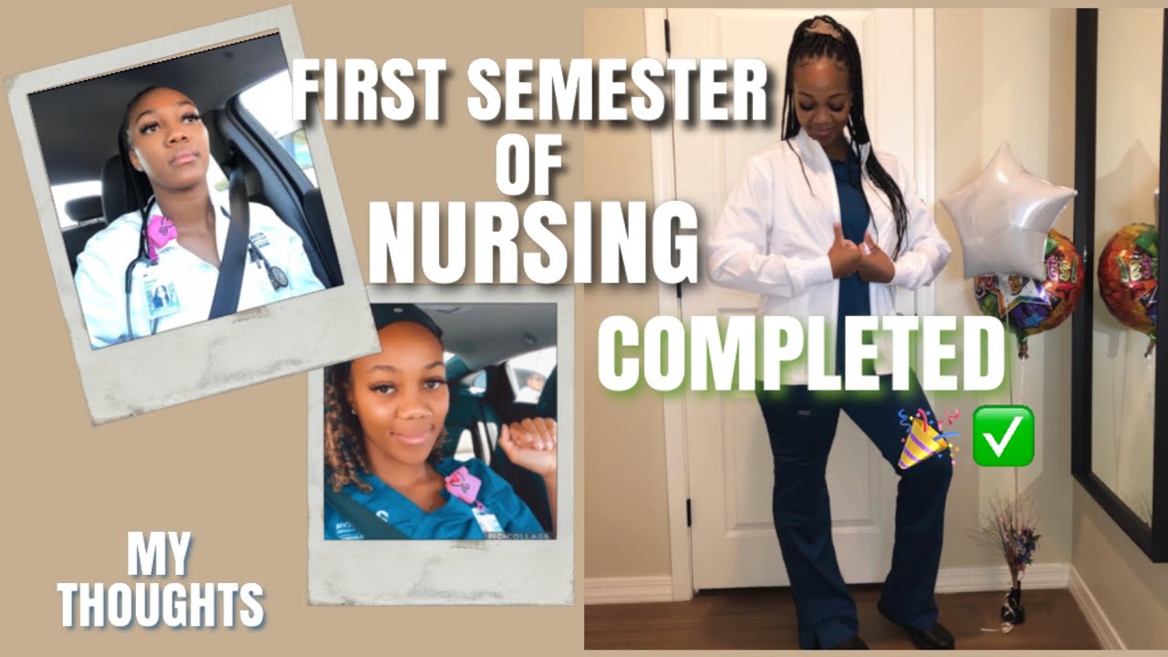 My Thoughts on the FIRST semester of NURSING SCHOOL - YouTube