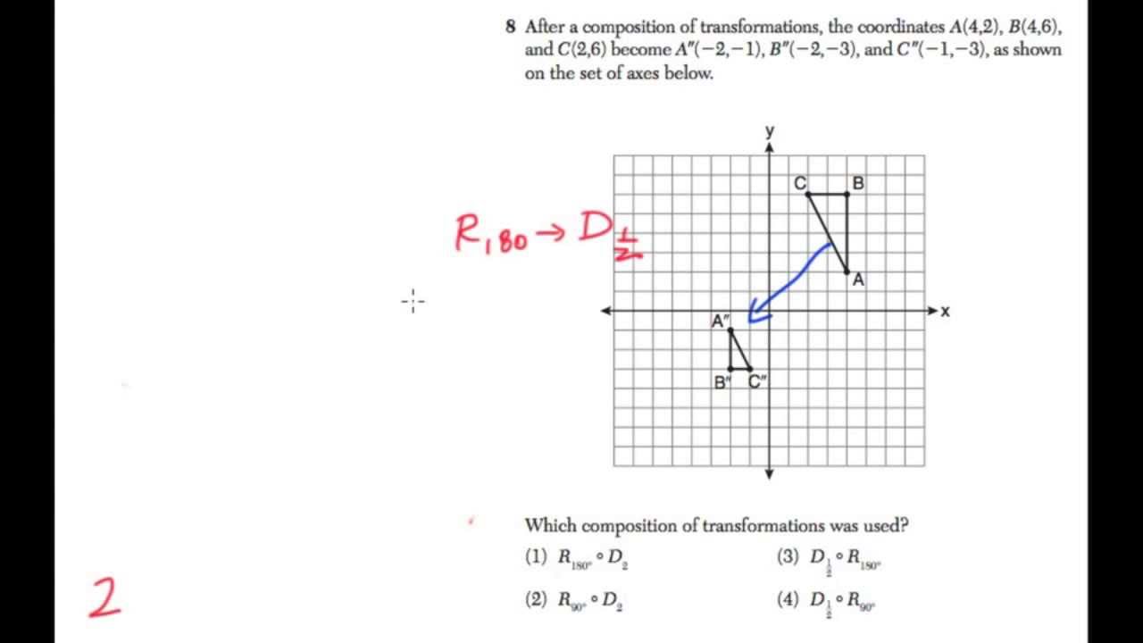 Regents Geometry 2: June 2009 #1-10 - YouTube