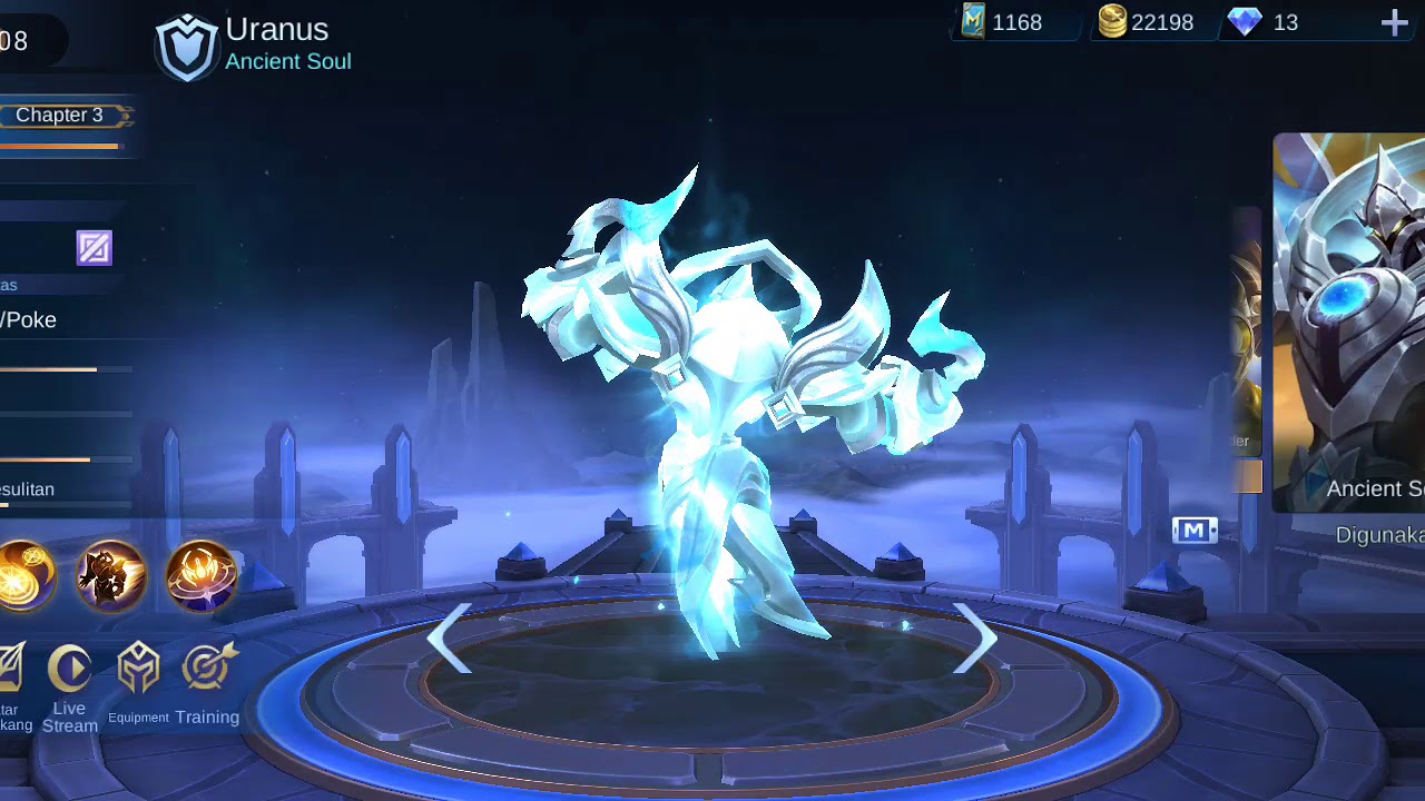 Uranus All Skin Mobile Legend - YouTube
