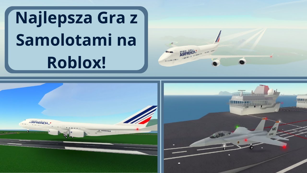 ROBLOX #628 - Zostałem Pilotem w Roblox! ~ Pilot Training Flight ...