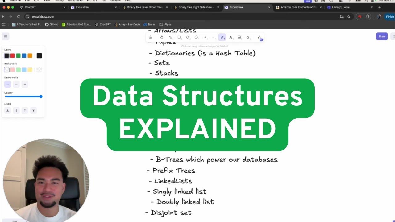 DATA STRUCTURES EXPLAINED!! - YouTube
