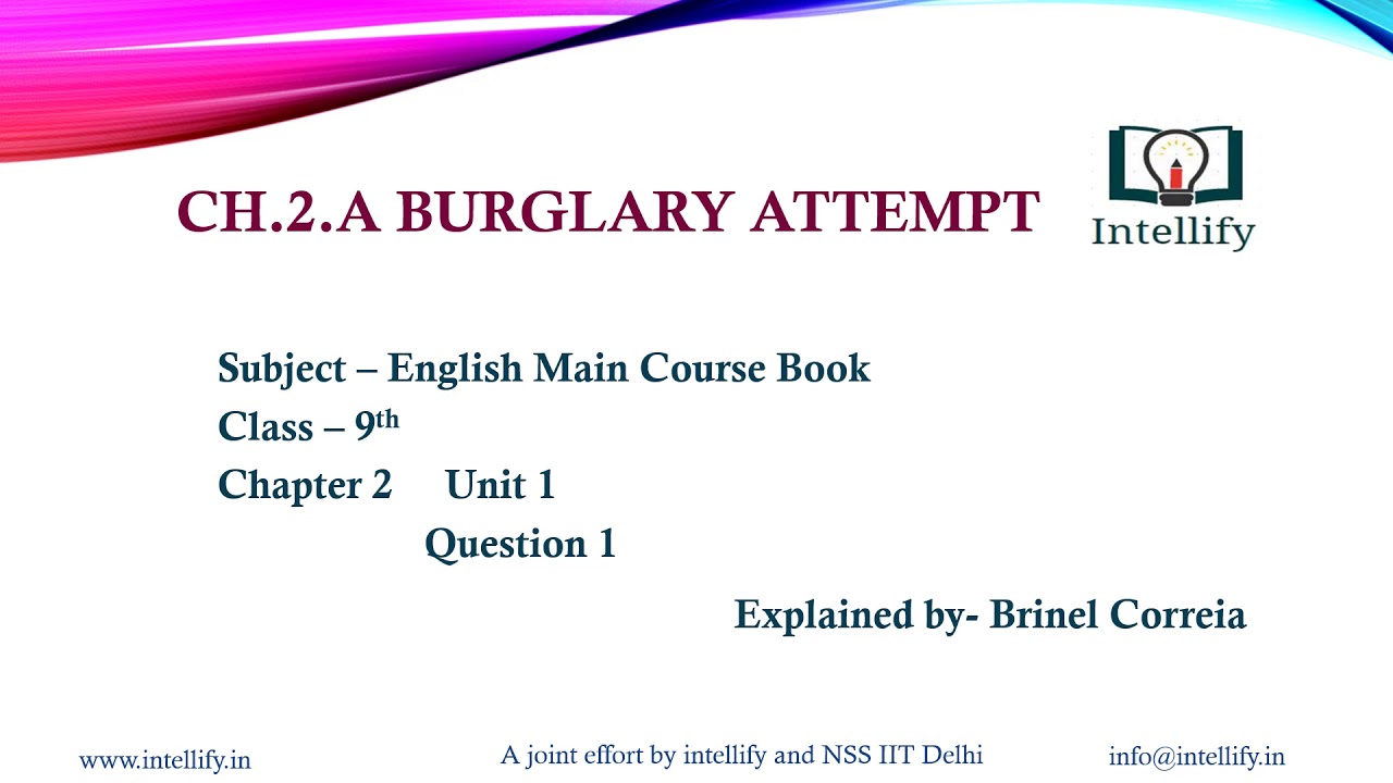 NCERT Solutions for Class 9 English Main Course Book Chapter 2. (Q1 ...