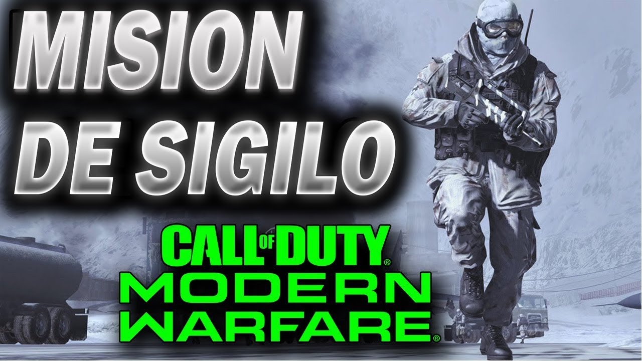 Call of Duty Modern Warfare 2 Mision de Sigilo - YouTube