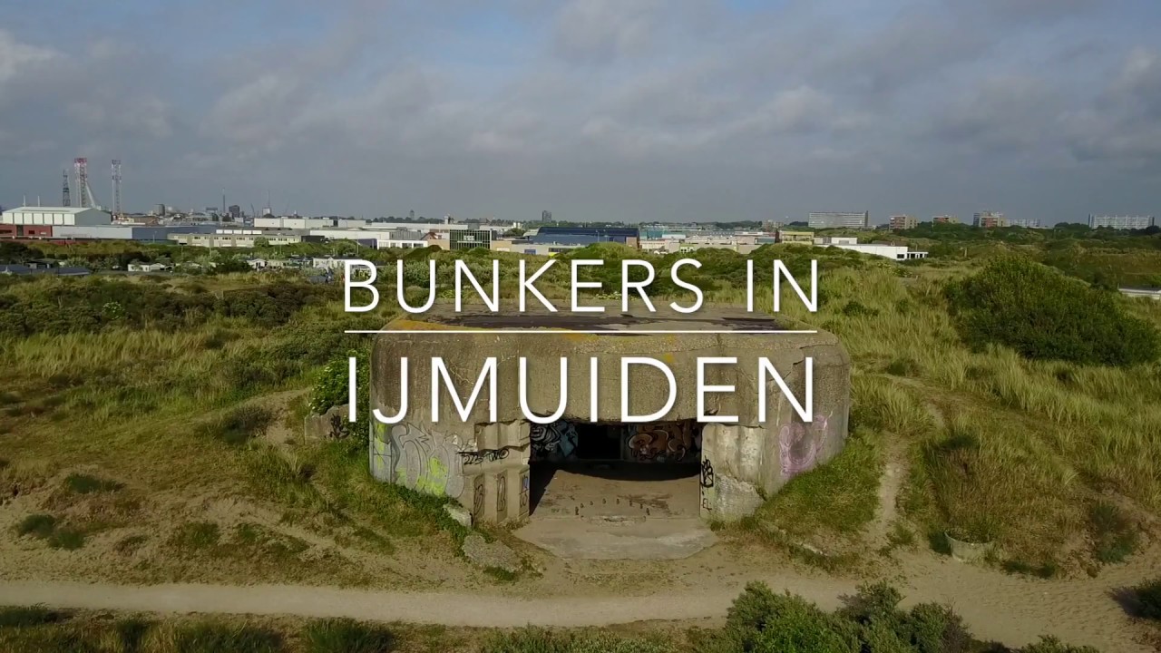 IJmuiden (Netherlands) bunkers full HD Dji mavic pro drone - YouTube