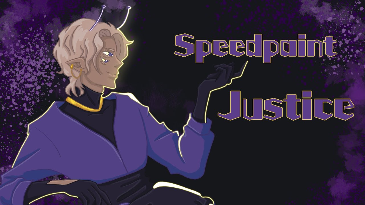 🃏Justice || DSMP || Purpled || Speedpaint - YouTube