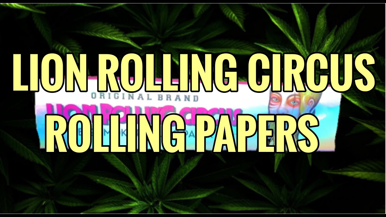 4K LION ROLLING CIRCUS KING SIZE PAPERS - YouTube