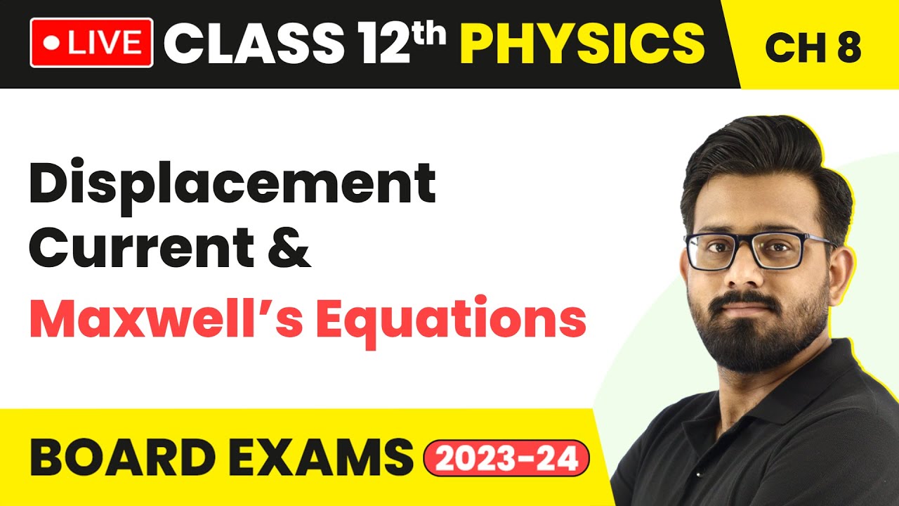 Displacement Current and Maxwell’s Equations | Class 12 Physics Chapter ...