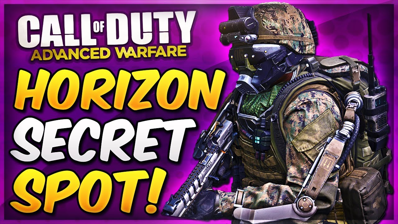Spot sur la map horizon COD AW 1.20 - YouTube