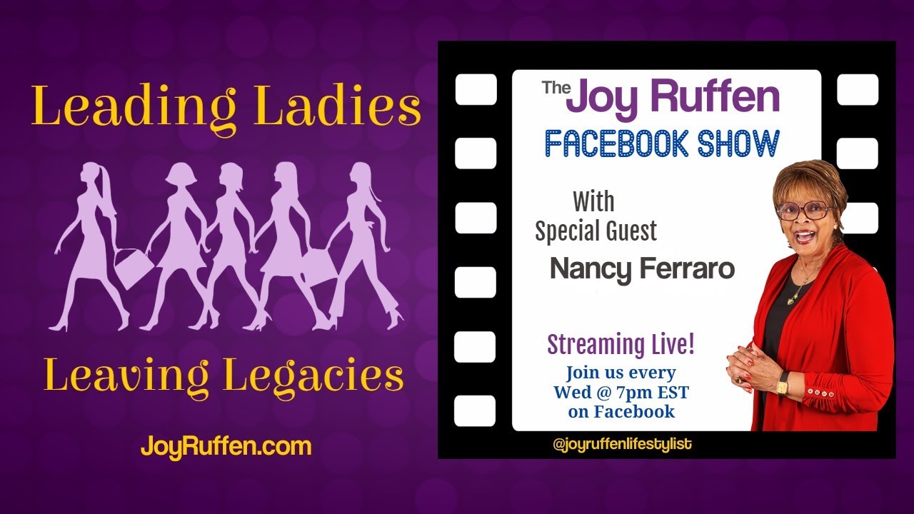Joy Ruffen Interview With Nancy Ferraro - YouTube
