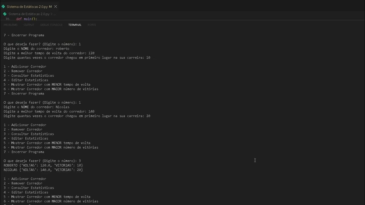 Vídeo Demonstrativo Sprint Python - YouTube