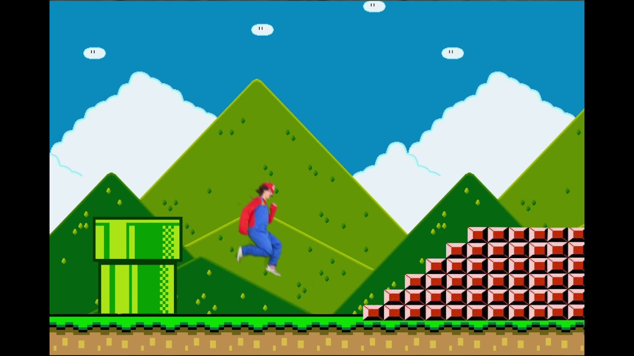 Mario skating in super mario world - YouTube