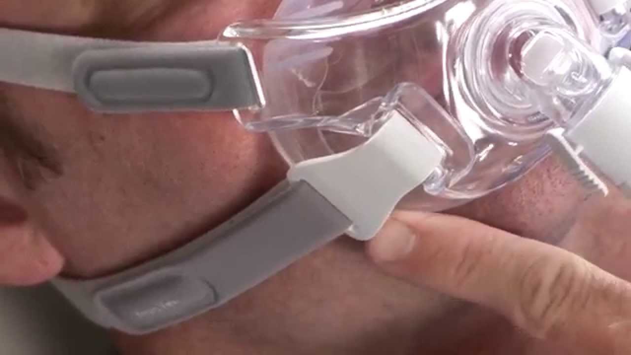 Amara View CPAP:BiPAP Mask Adjusting for Leaks - YouTube