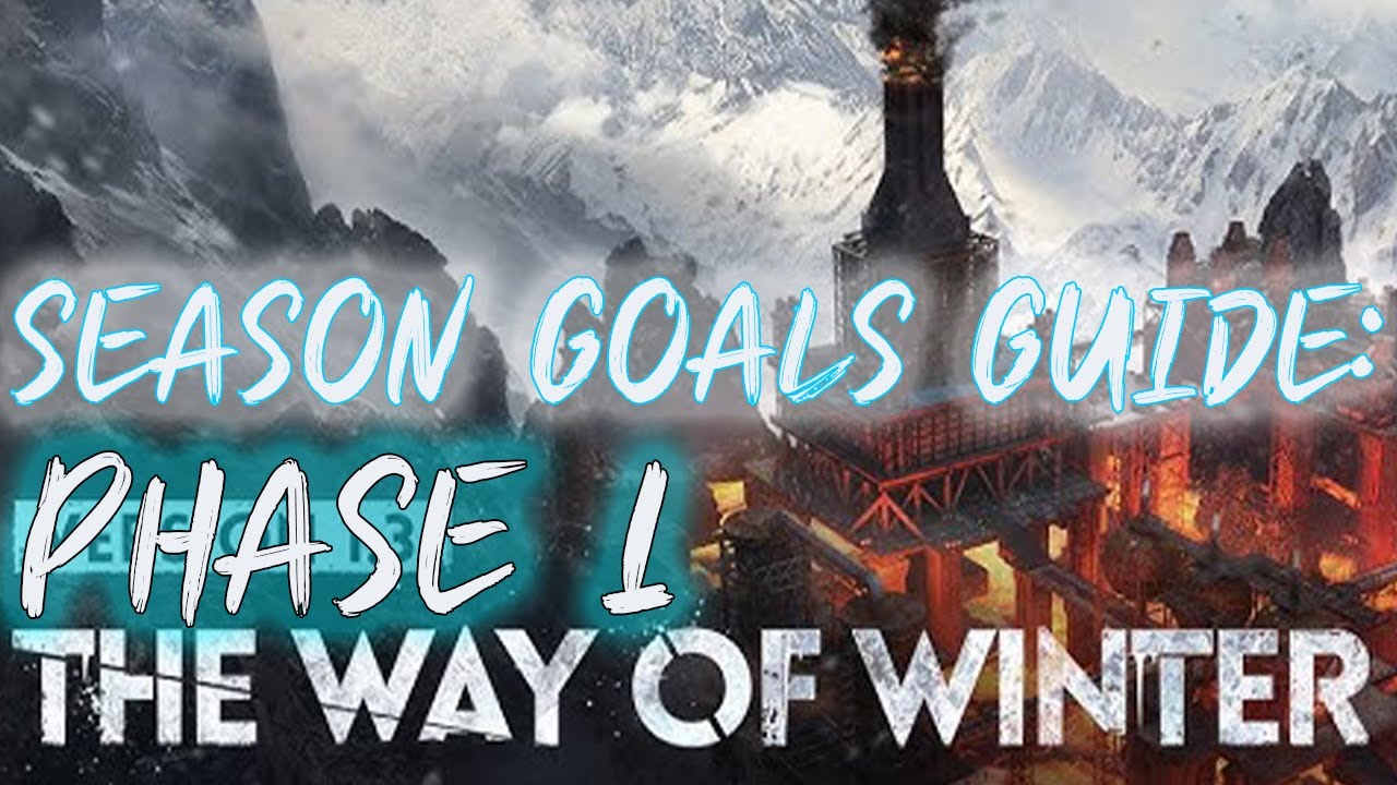 Once Human The Way of Winter Season Goals Guide: Phase 1 Easy 360 ...