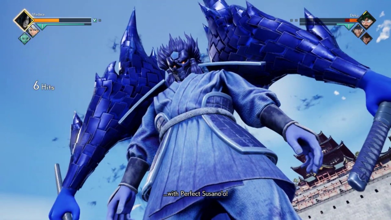 Uchiha Madara Gameplay - JUMP FORCE - YouTube