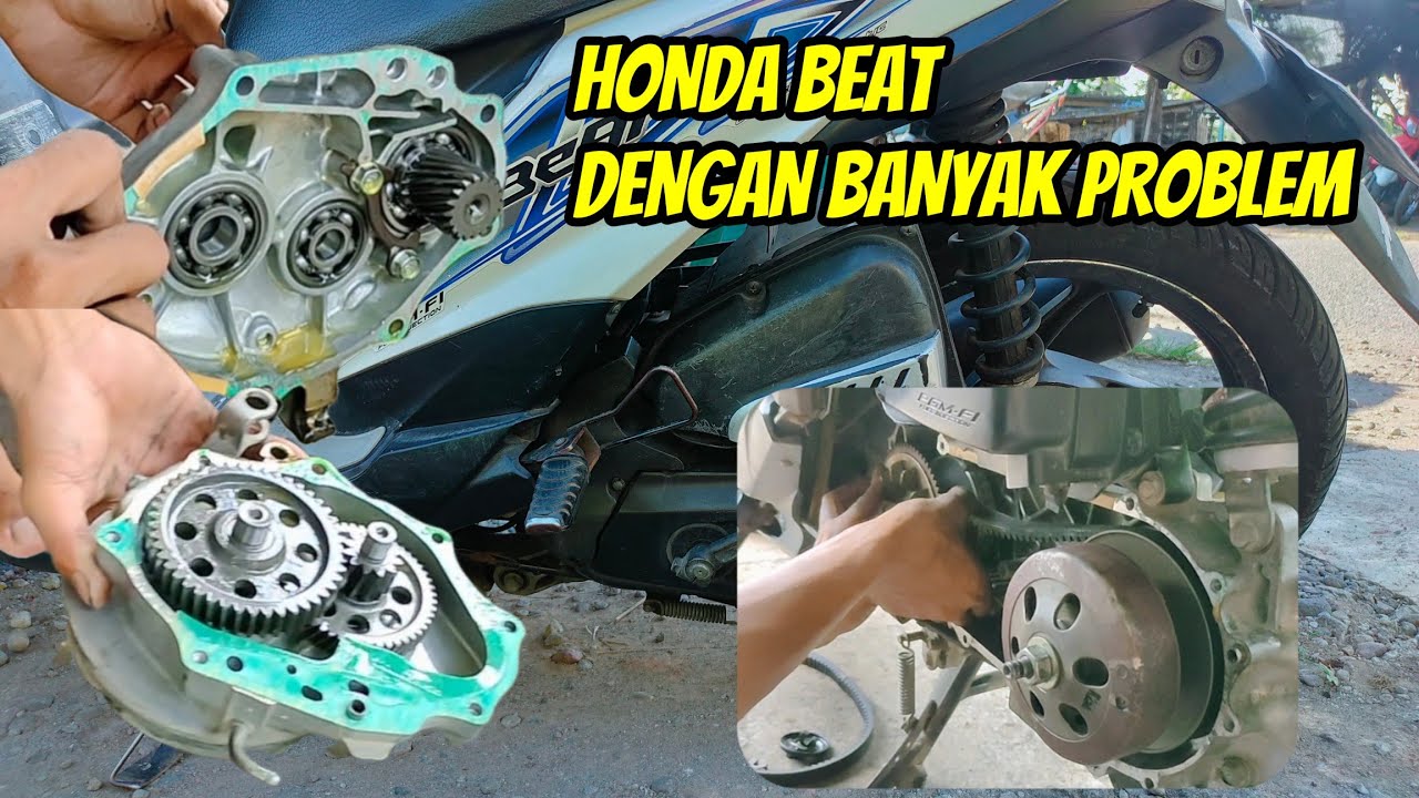 Full service CVT Honda Beat FI - YouTube