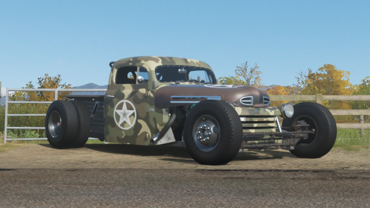 Forza Horizon 4- Hot Wheels Ford F5 Dually Custom -Burnout Build - YouTube