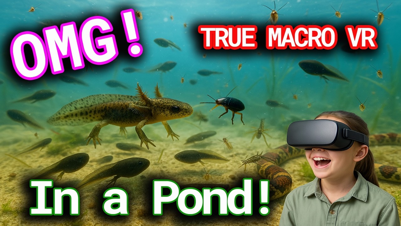 Macro VR 360: Dive into a Midwest Pond - Aquatic Life in Virtual ...
