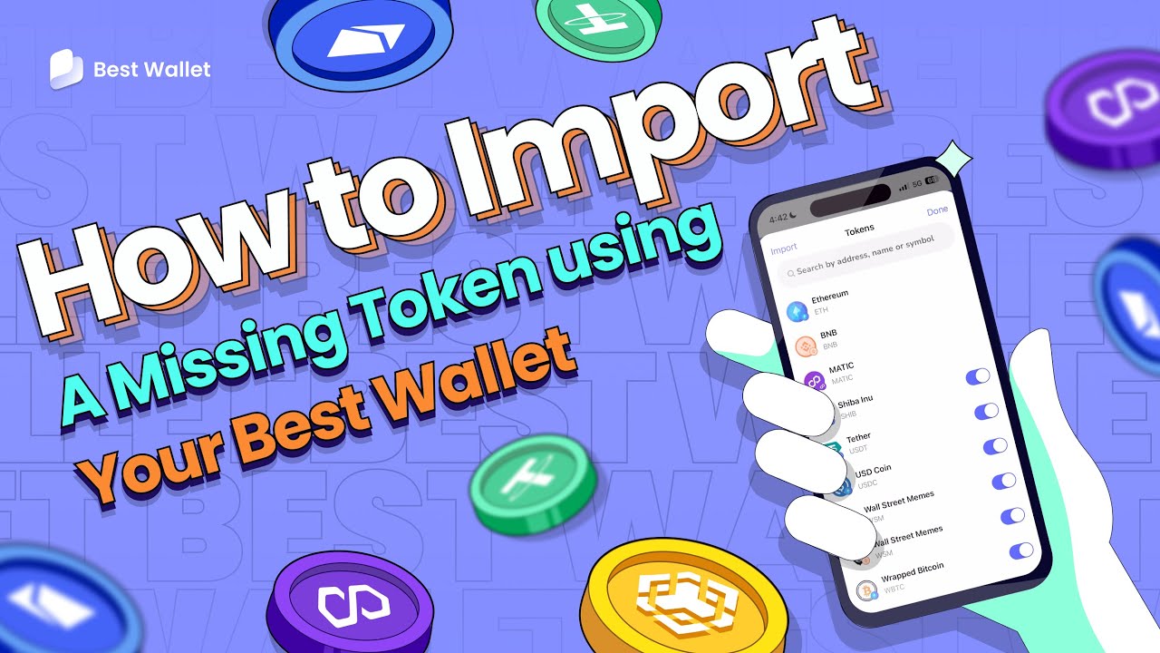 How To Find & Import a Token in Best Wallet - YouTube