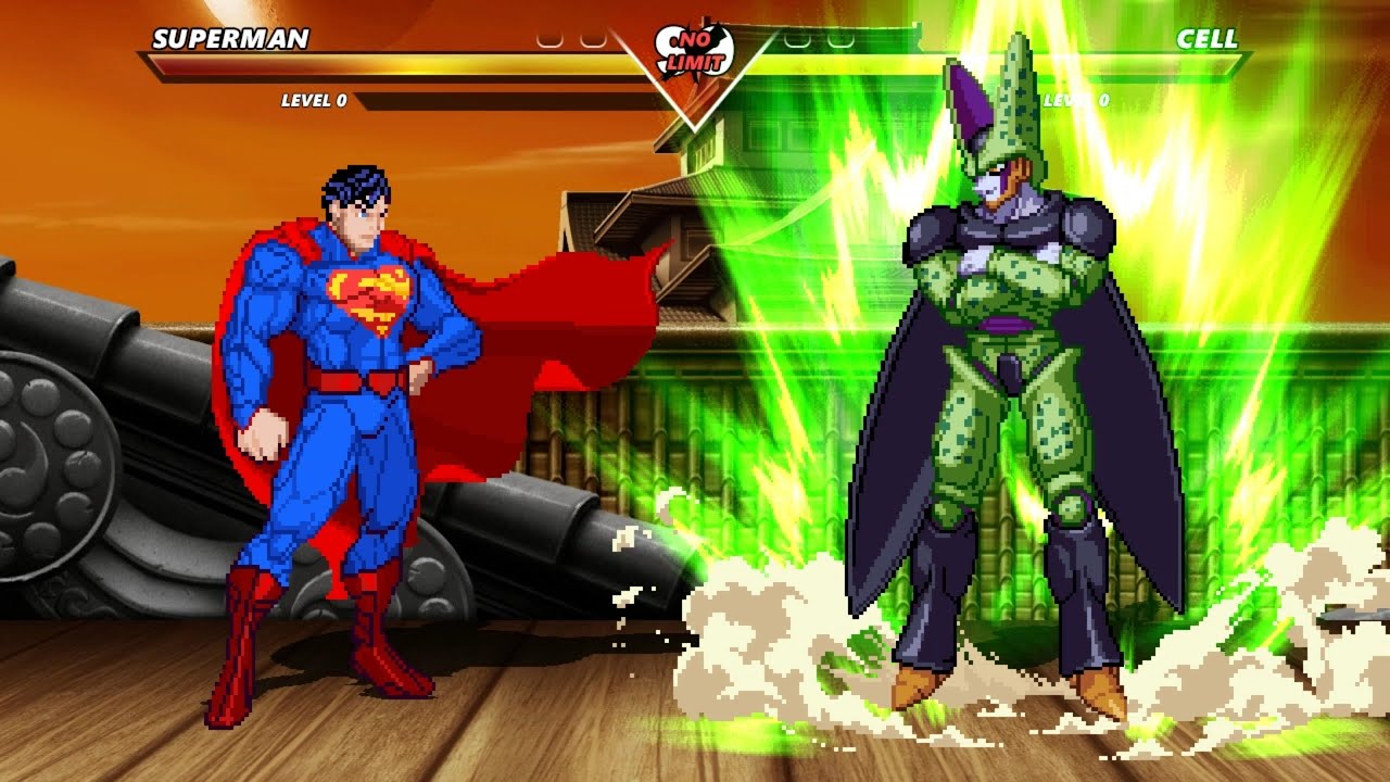 SUPERMAN vs PERFECT CELL - Highest Level Awesome Fight! - YouTube