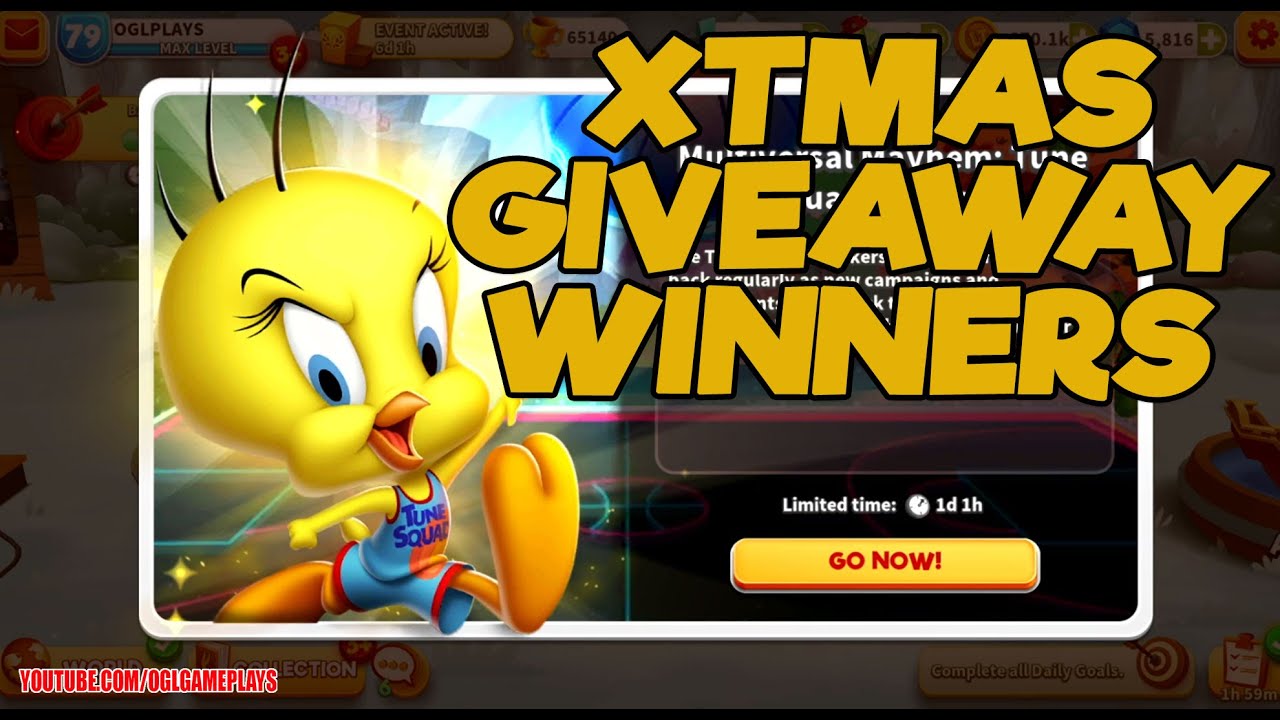 LTWOM Christmas Giveaway Winners + Dunker Tweety Returns Event - YouTube