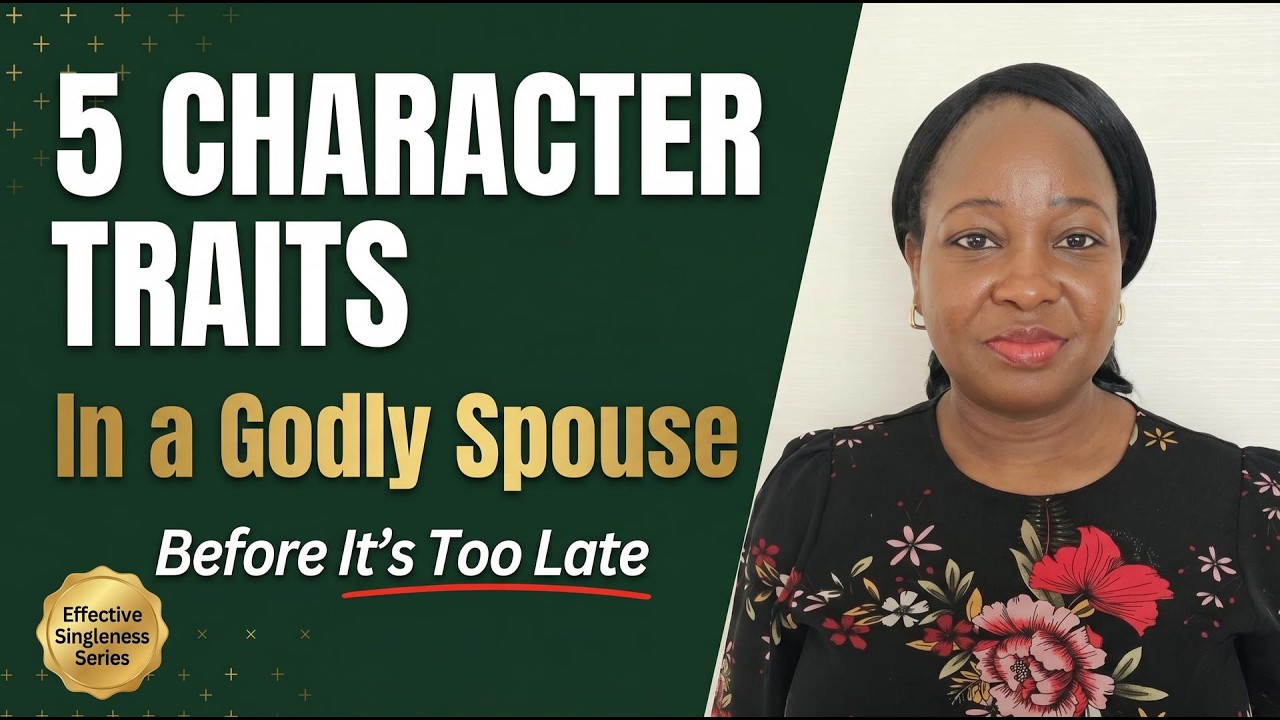 How to choose a godly spouse || Effective Singleness Part 6 - (Get it ...