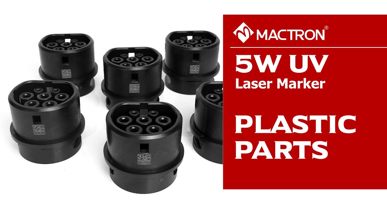 Mactron Laser | EV Charger Female Connector Parts Marking with 5W UV ...