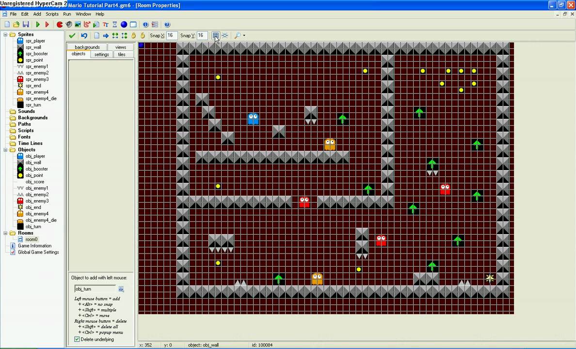 Game maker Super mario tutorial part 4: Enemys like in real supermario! - YouTube
