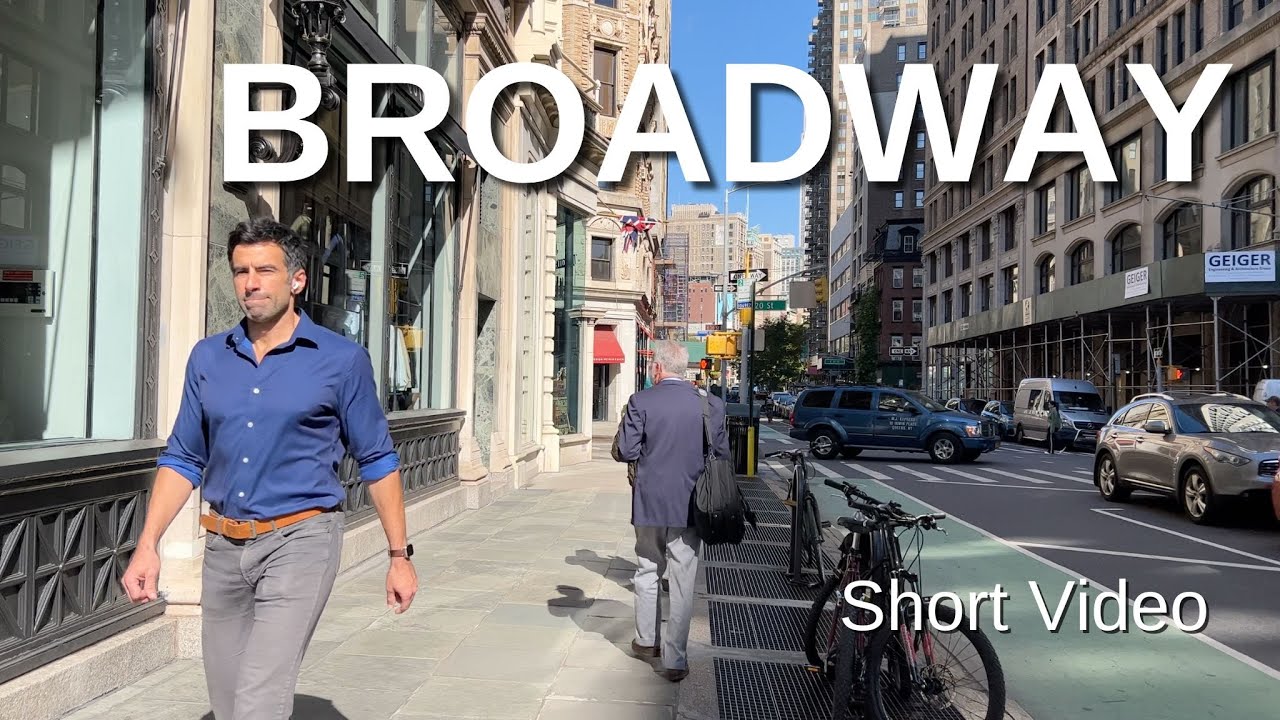 NEW YORK CITY Walking Tour [4K] - BROADWAY (Short Video) - YouTube