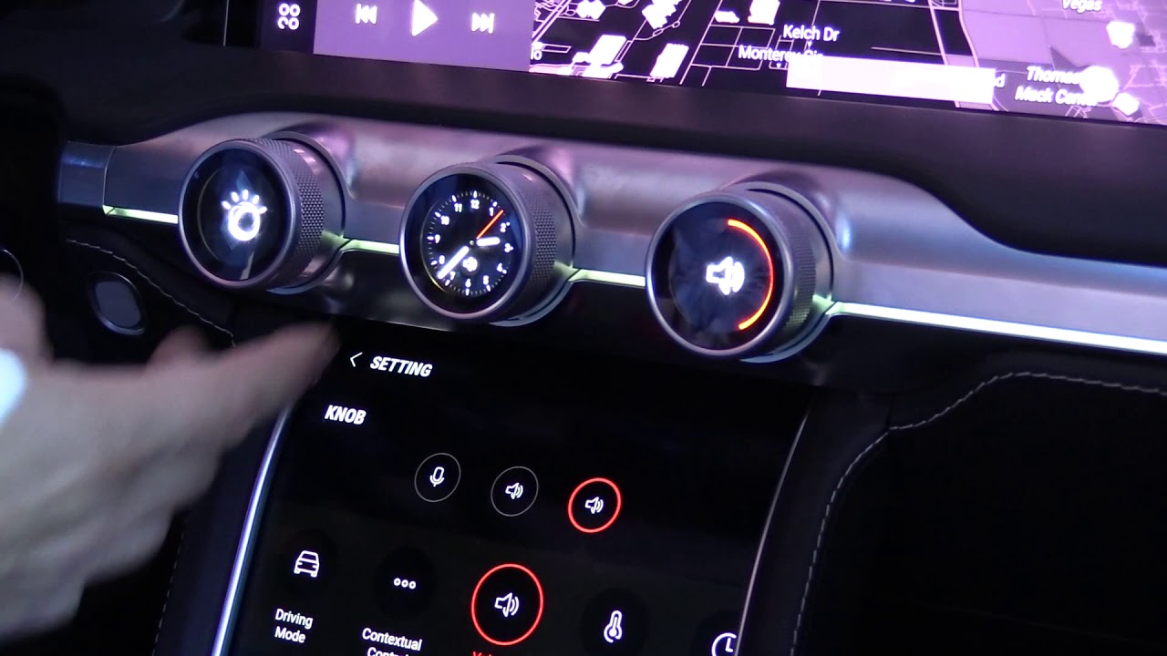 Harman concept dashboard in a Maserati GranCabrio - YouTube