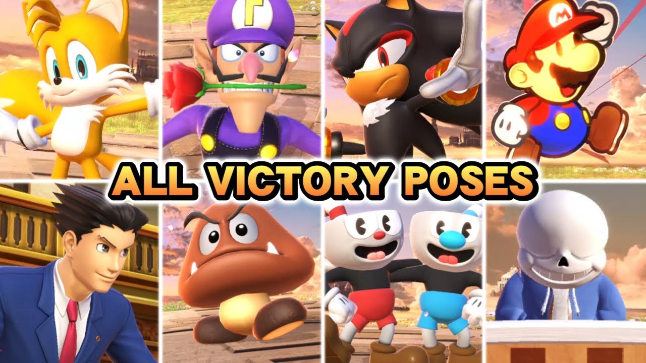35 MODDED Victory Poses [SSBU] - YouTube