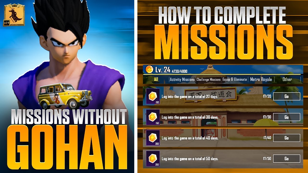 How To Complete All Missions Easily - Trick To Complete Dragon Ball ...