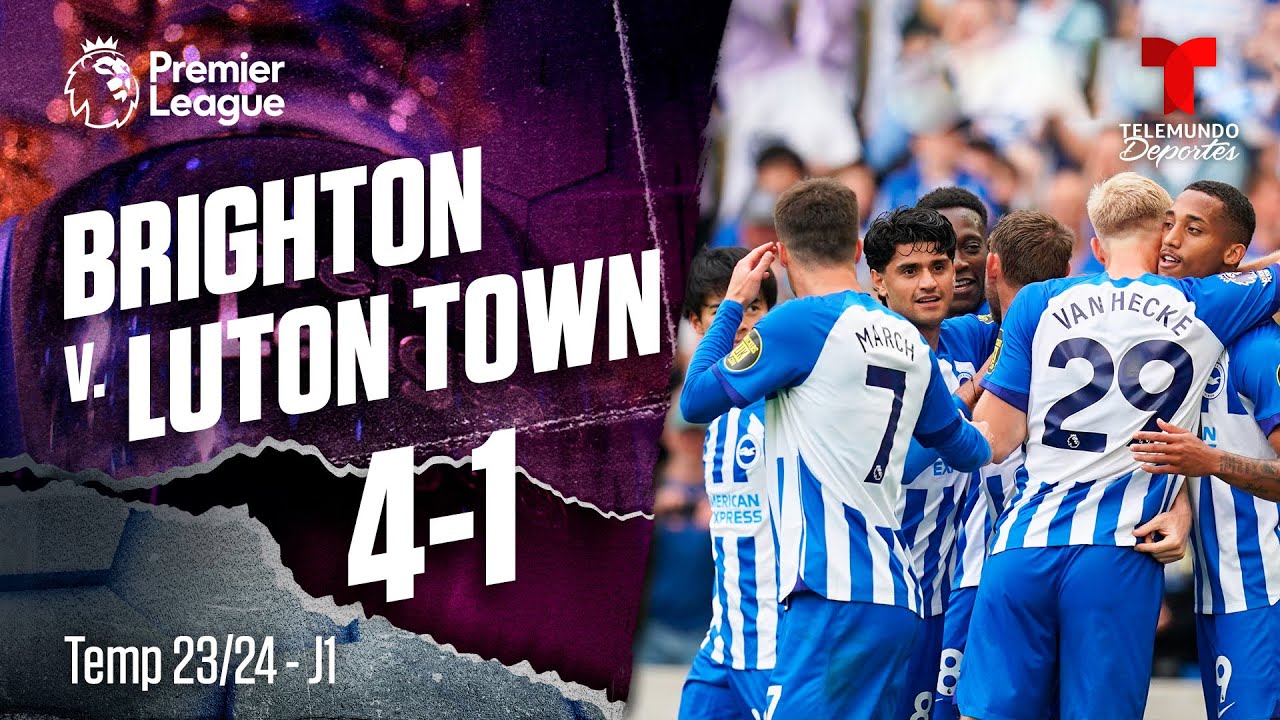 Brighton v. Luton Town 4-1 / J1 / Temp 23-24 | Premier League ...