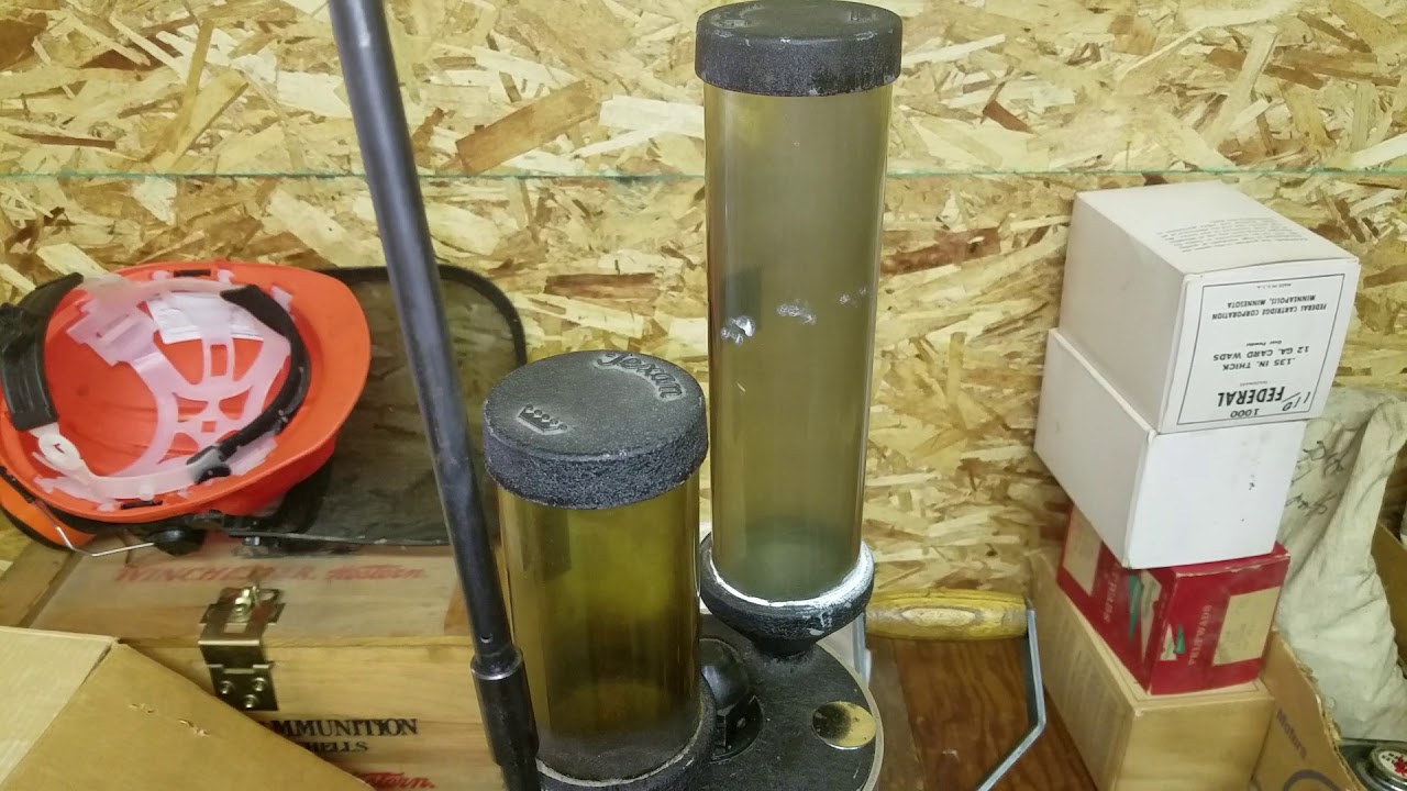 checking out the texan 12 gauge shotshell press - YouTube