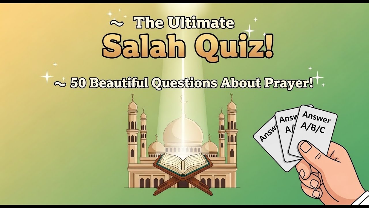 50 Beautiful Questions About Prayer Islamic Learning Quiz Think You ...
