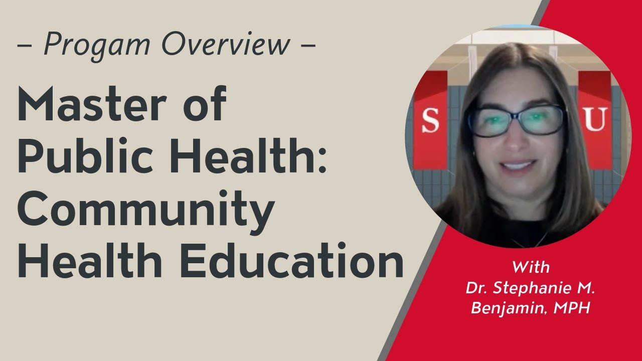 Program Overview: Master of Public Health: Community Health Education ...