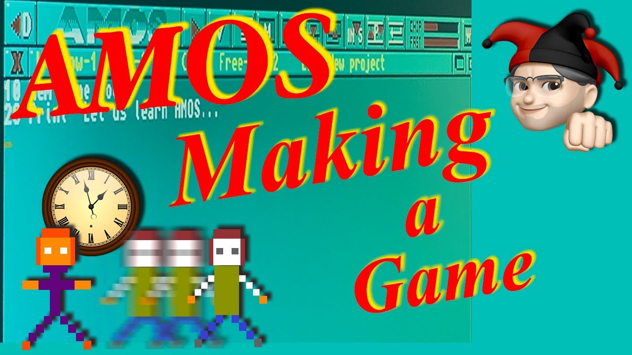 AMOS - Making a game - YouTube