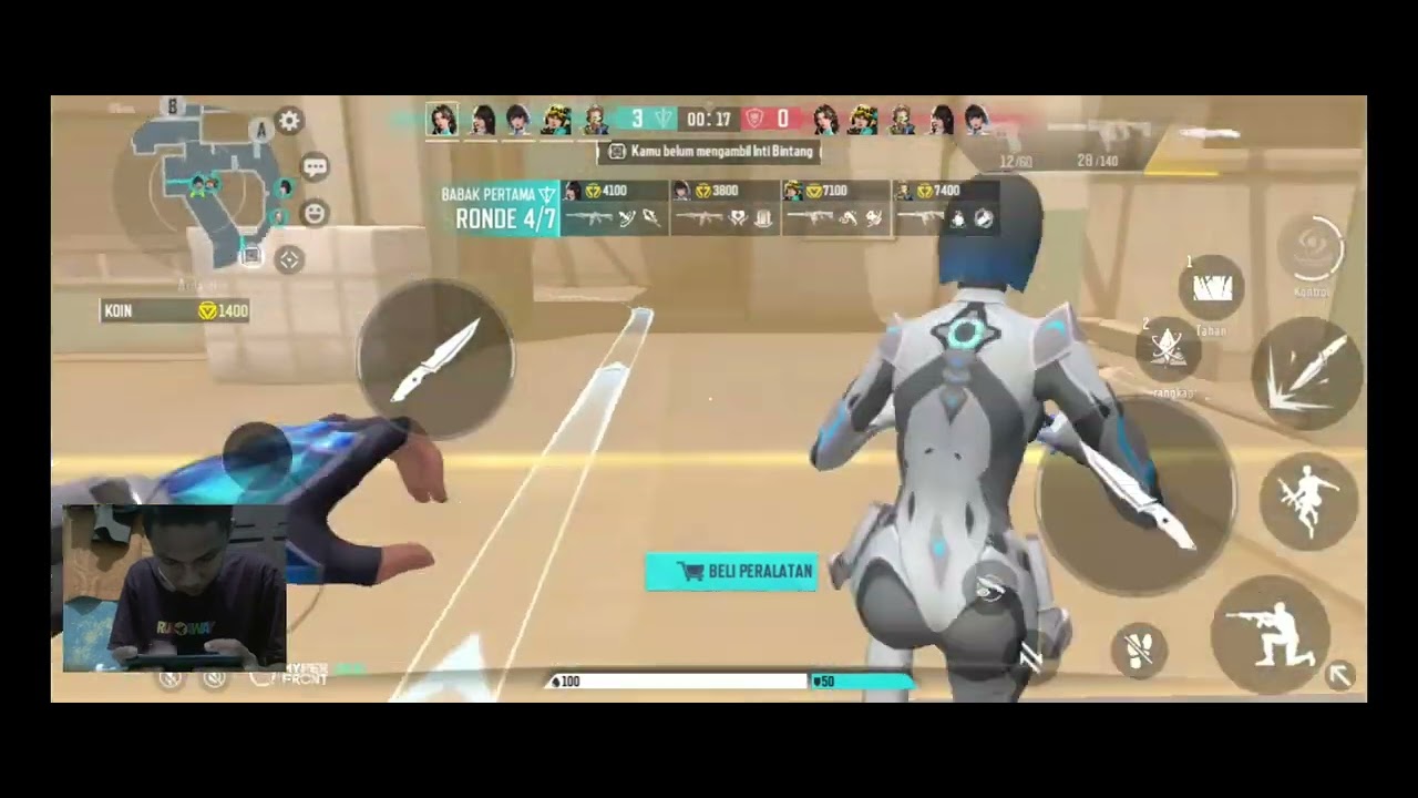 botak gaming main game tembakan - YouTube