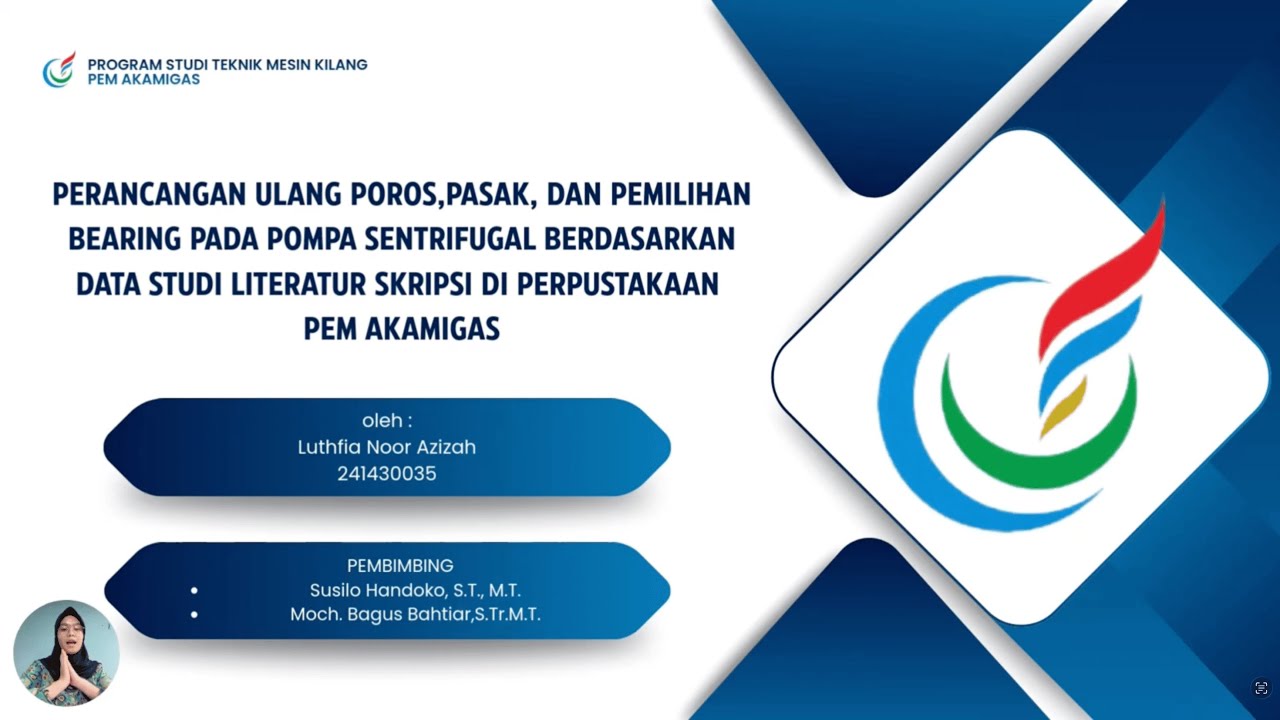 VIDIO PRESENTASI Mini Skripsi Perencanaan Elemen Mesin Perancangan ...