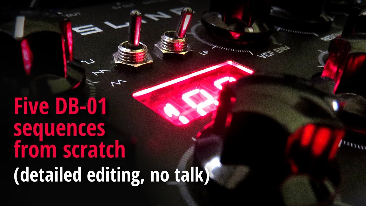 Five DB-01 sequences from scratch (detailed editing, no talk) - YouTube