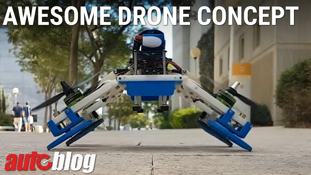 A transforming drone - YouTube