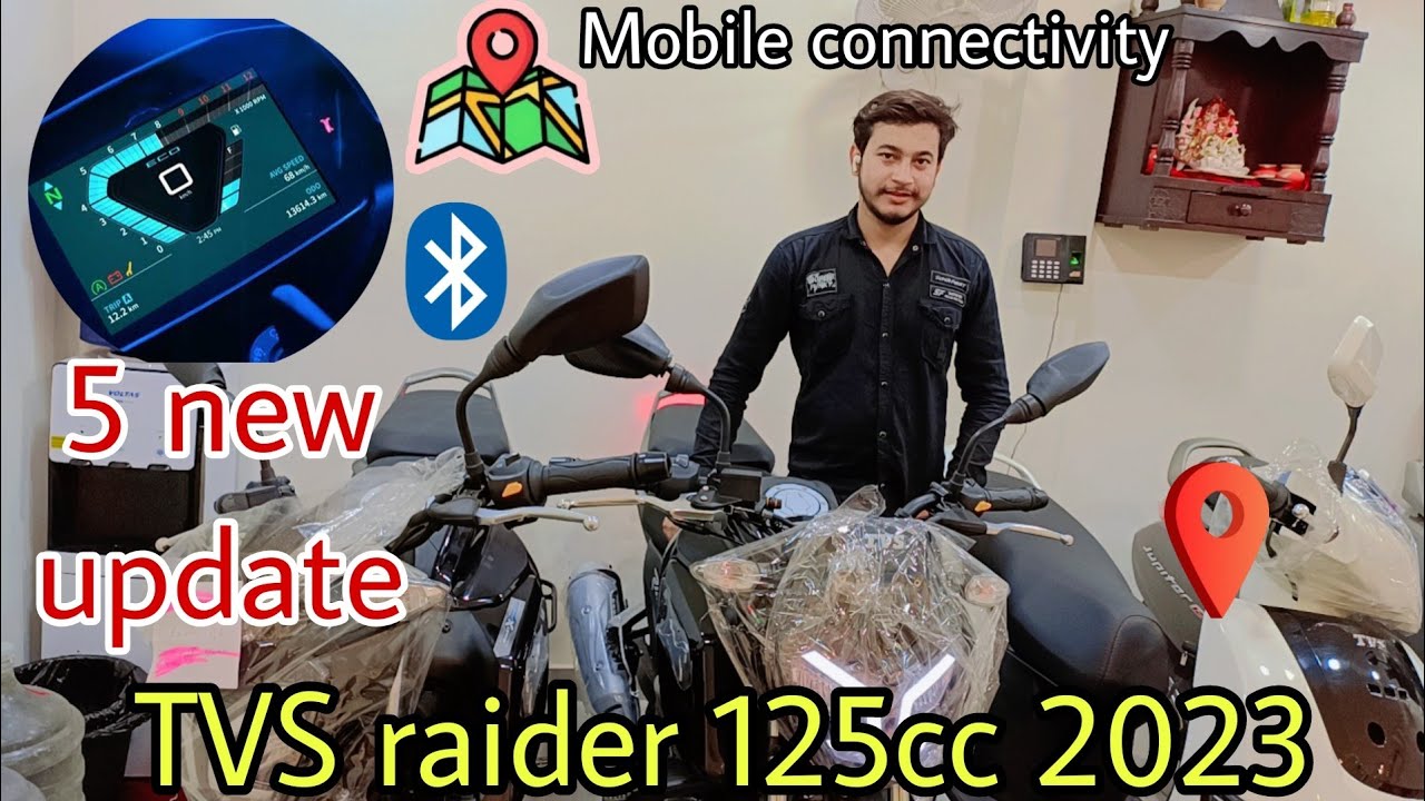 2023 New Model Tvs Raider 125 Bs6 With TFT Display 😱 Review| New ...